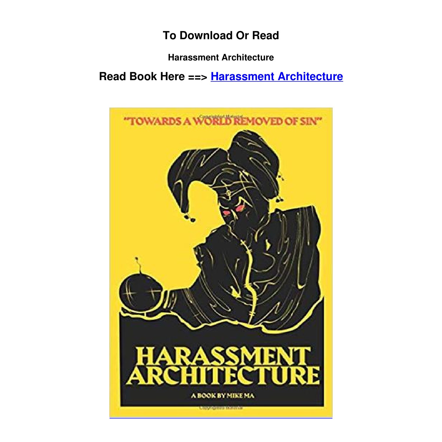 EPUB Download Harassment Architecture BY Mike Ma.pdf | DocDroid
