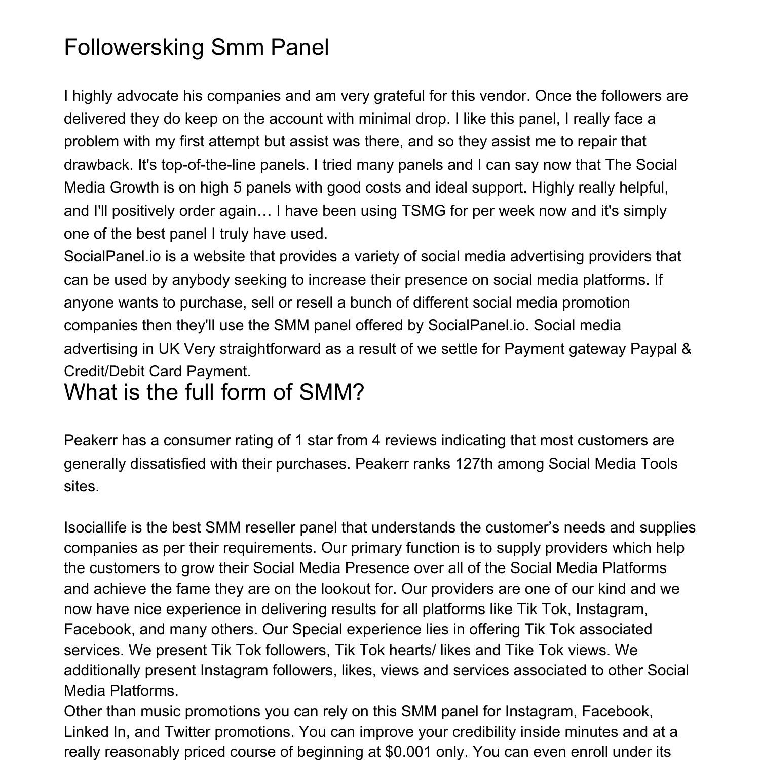 Followersking Smm Paneljigki.pdf.pdf | DocDroid