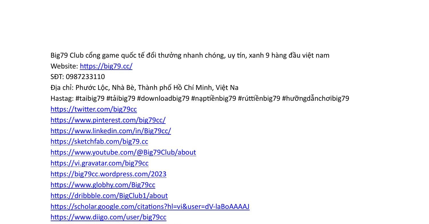 Big79 Club cổng game quốc tế đổi thưởng nhanh chóng.docx | DocDroid