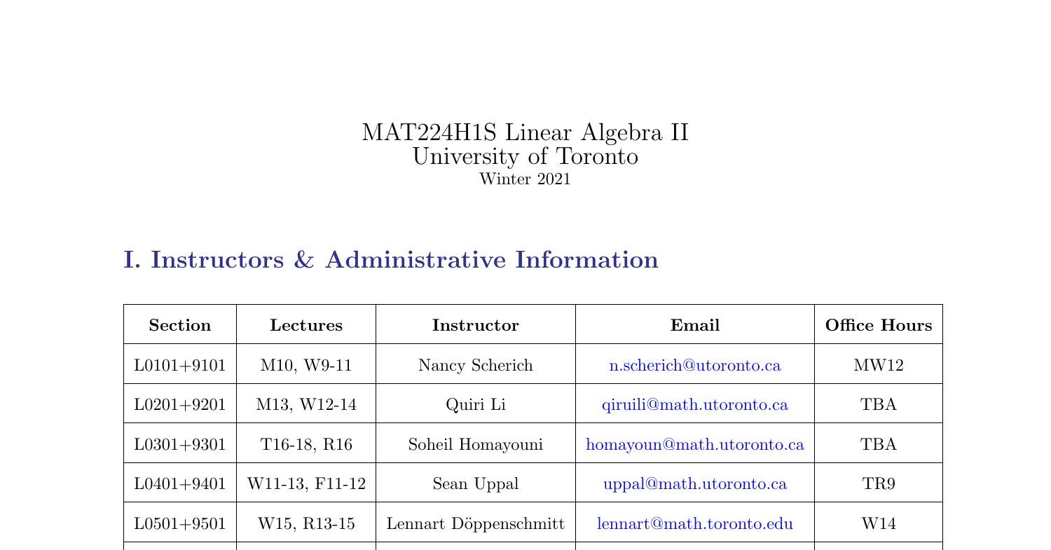 MAT224 Syllabus 2021.pdf | DocDroid