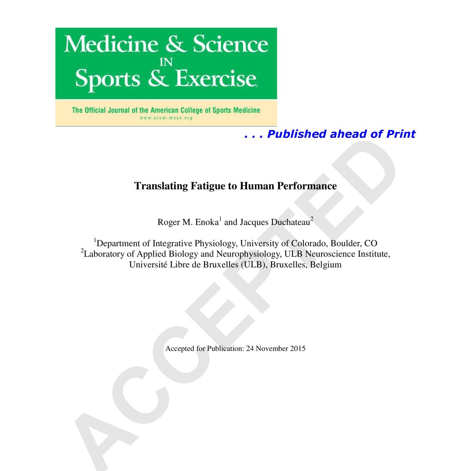 Translating Fatigue to Human Performance (ACSM, 2016).pdf | DocDroid
