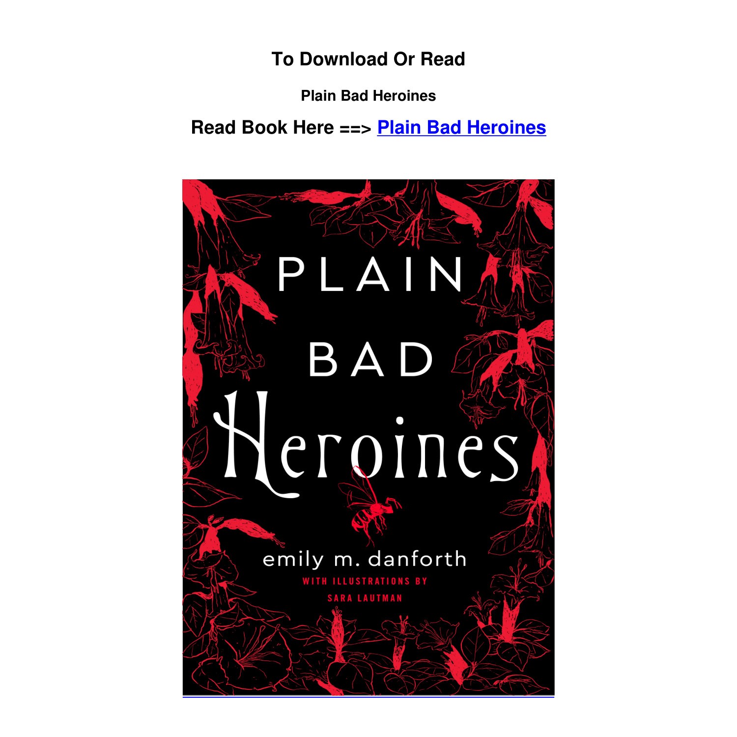 Download pdf Plain Bad Heroines by Emily M Danforth.pdf | DocDroid