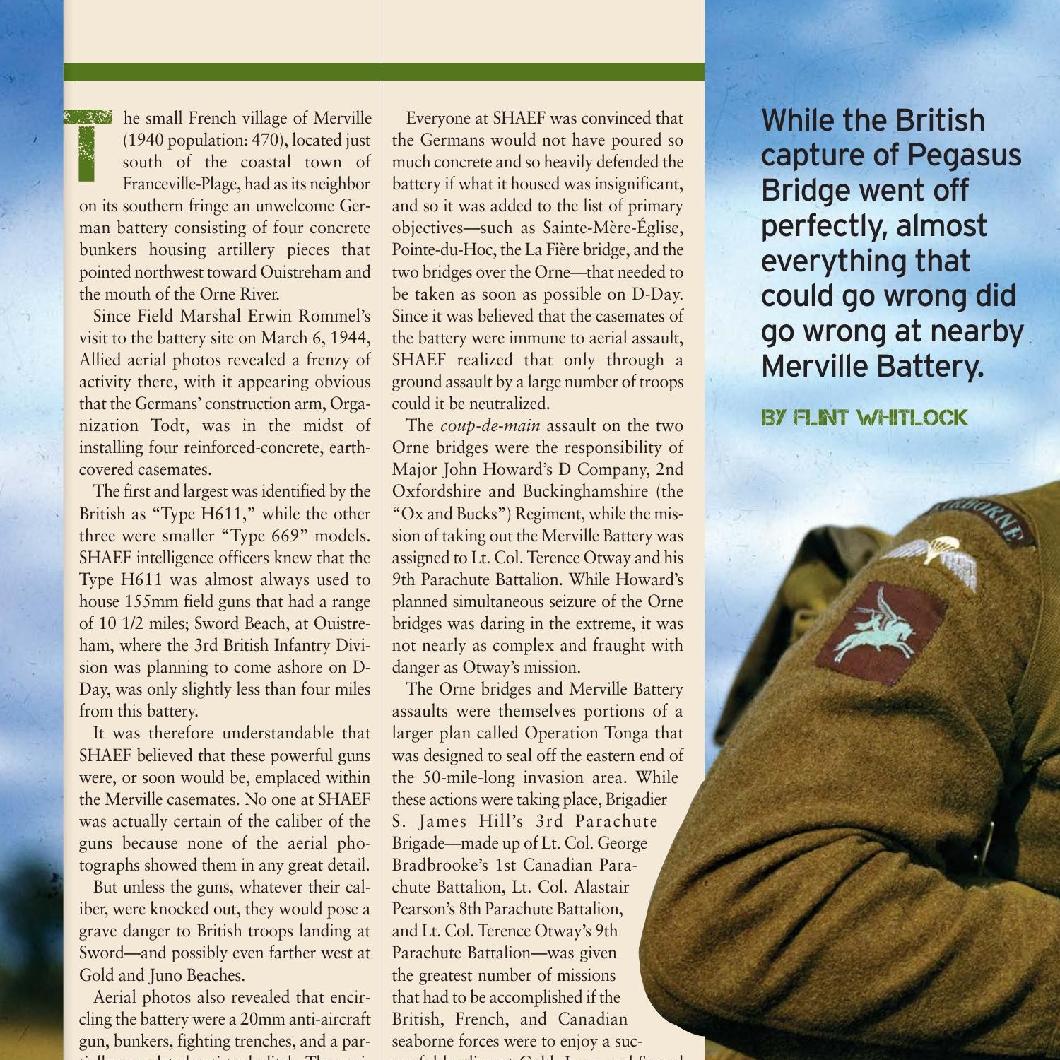 D-day disaster Merville, WWII Quarterly Summer 2022.pdf | DocDroid