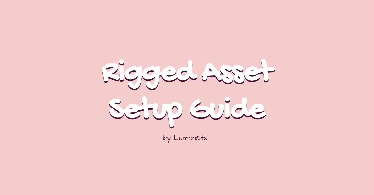 Rigged Asset Setup Guide.pdf | DocDroid