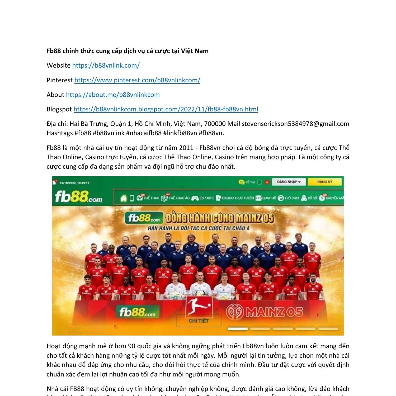 Fb88 Link vao Fb88vn moi nhat 2023 uy tin bao mat.pdf | DocDroid