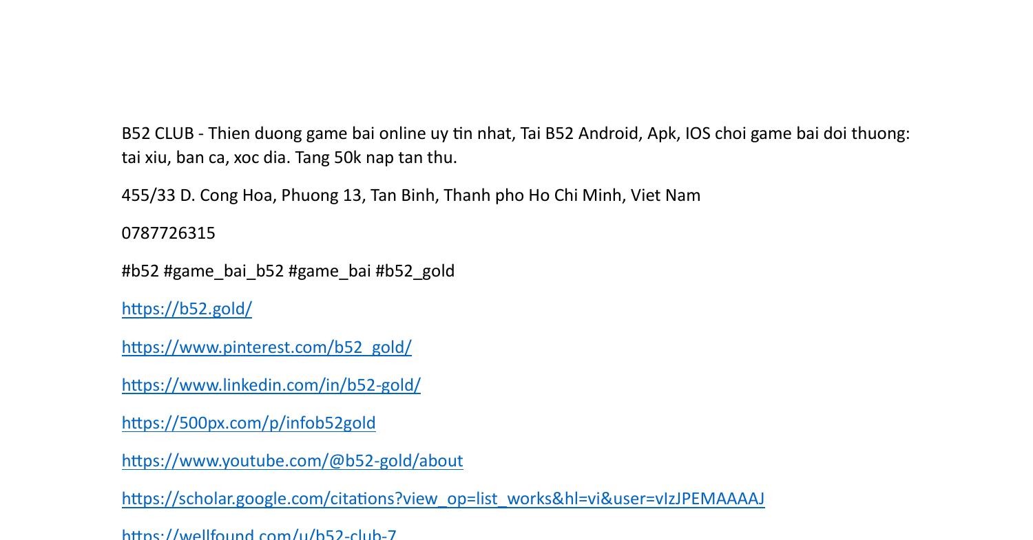B52 CLUB.docx | DocDroid