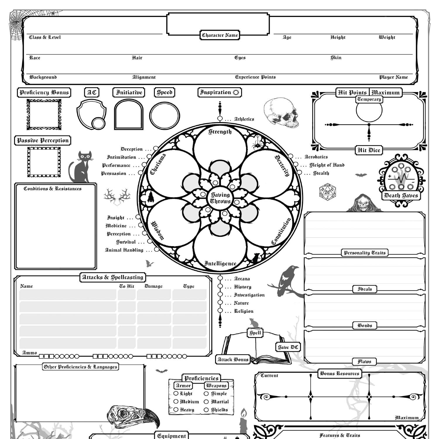 Gothic Character Sheets - US paper.pdf | DocDroid