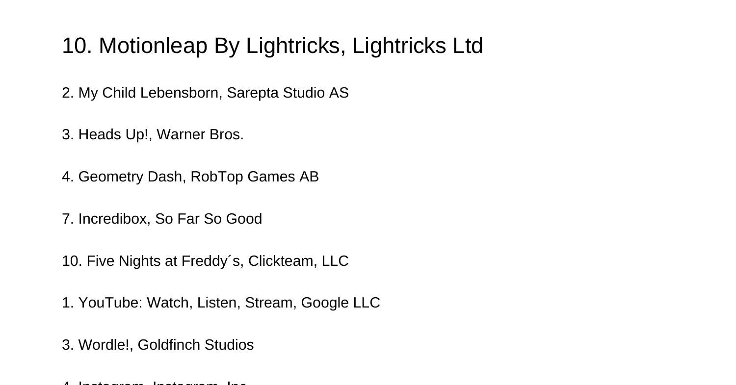 10 Motionleap By Lightricks Lightricks Ltdsnyhc.pdf.pdf | DocDroid