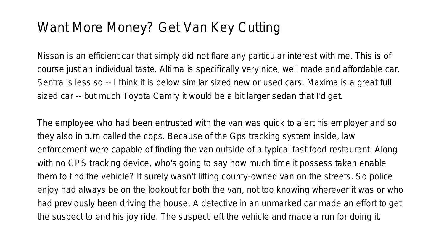 8 Signs You Made A Great Impact On Van Key Cuttingfmvrv.pdf.pdf | DocDroid