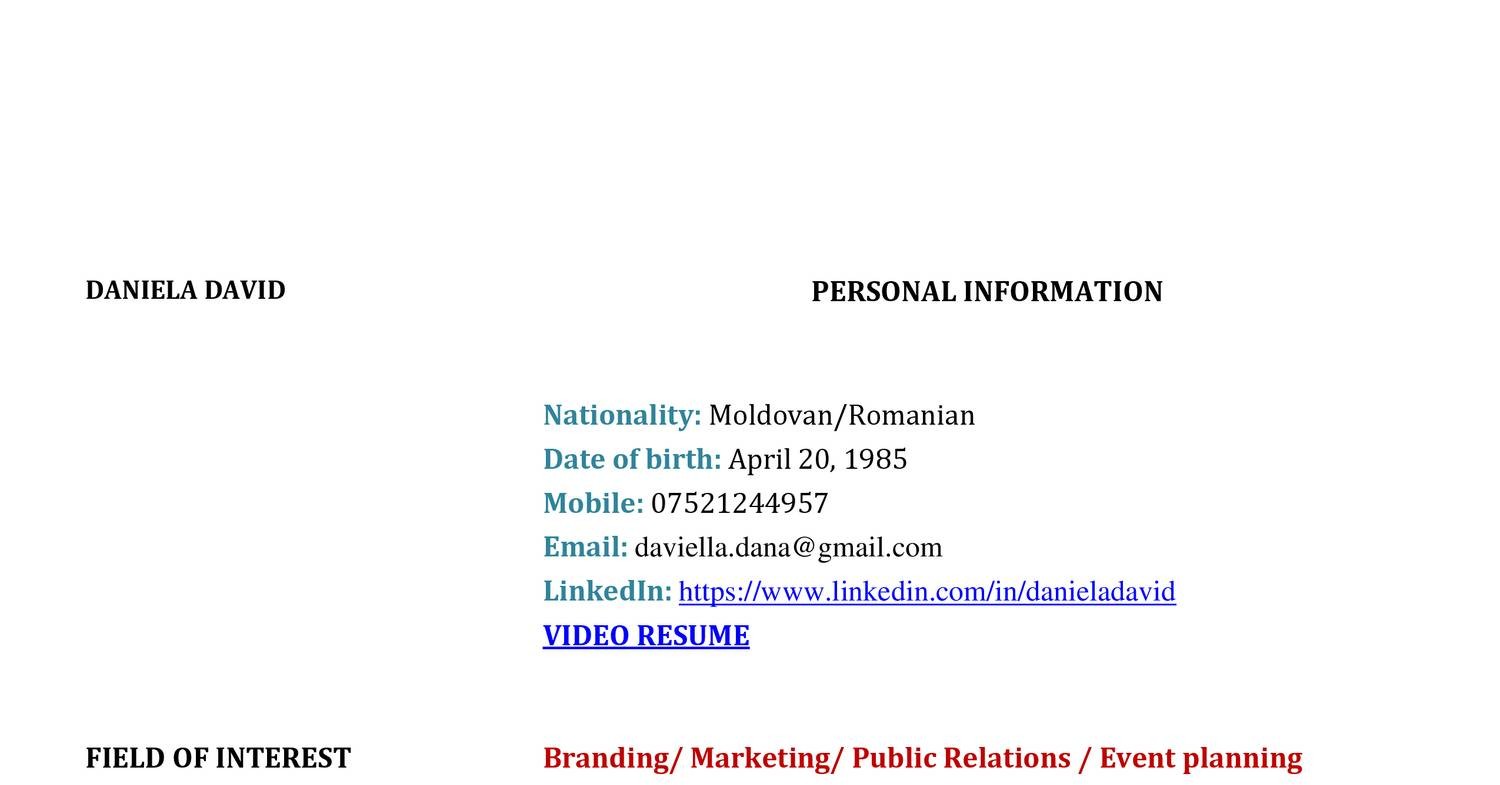 Daniela David CV.pdf | DocDroid