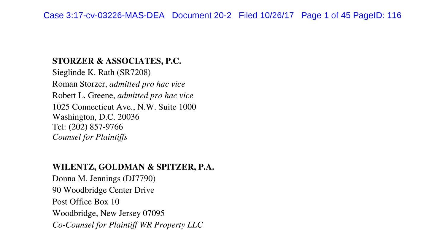 Agudath Israel v Township of Jackson - Amended Complaint.pdf | DocDroid