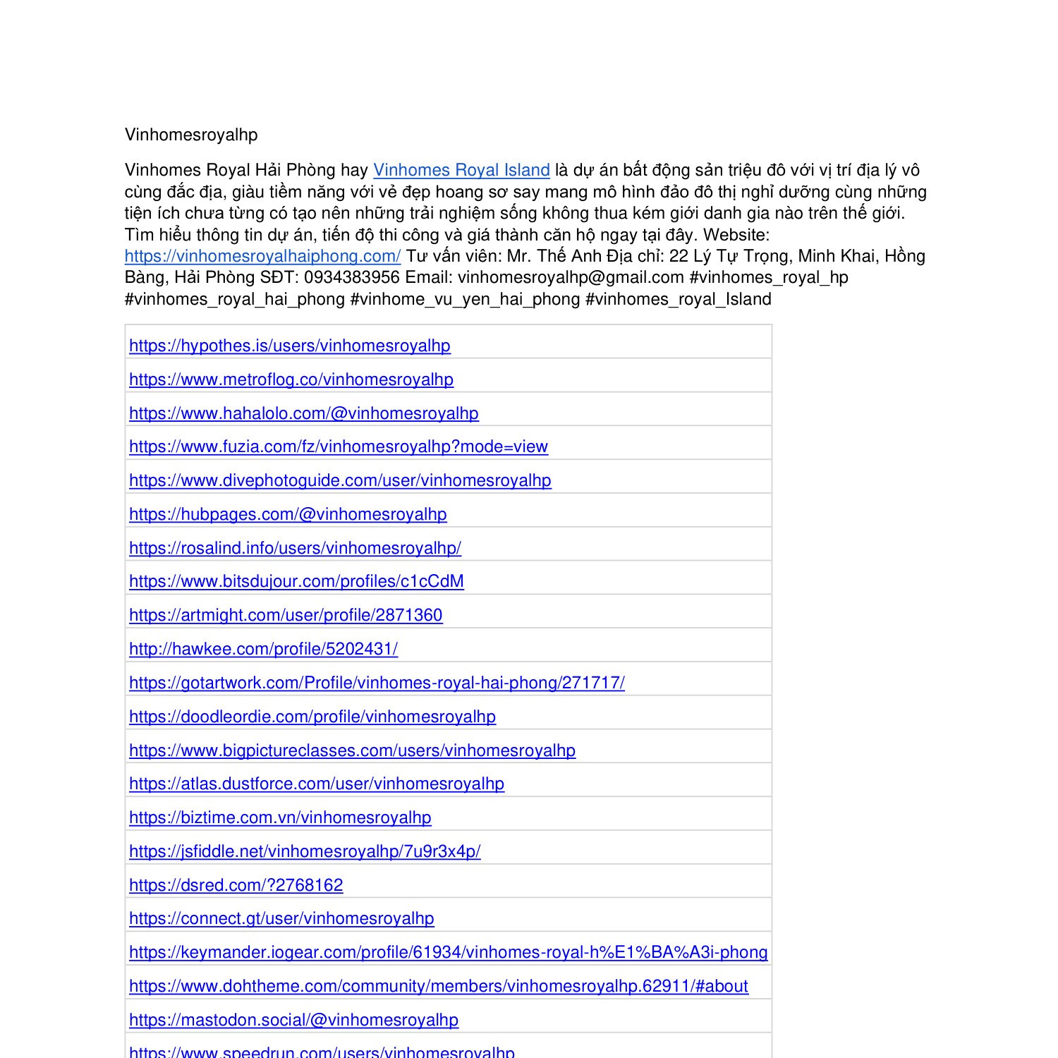 Vinhomesroyalhp.docx | DocDroid