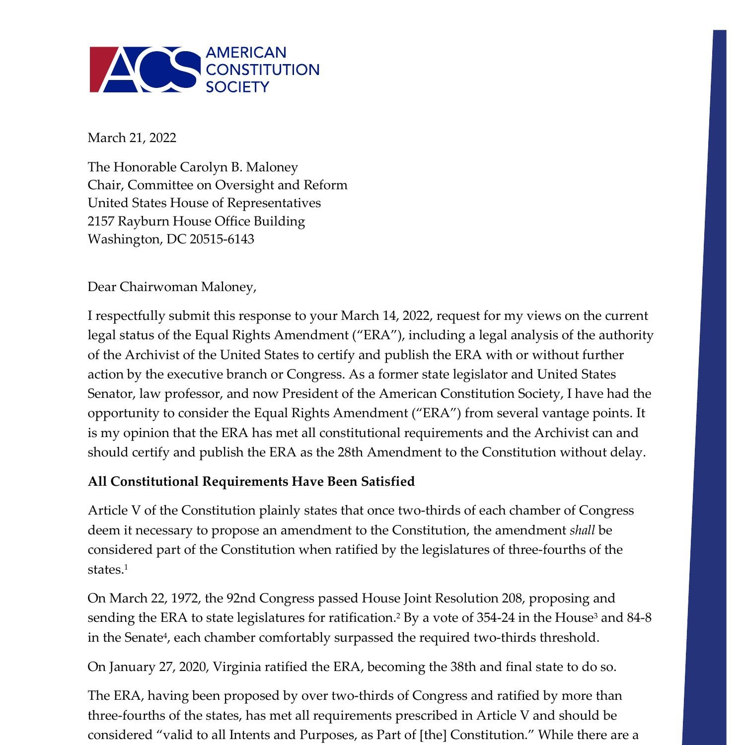 ERA 50th Anniversary (Russ Feingold Letter).pdf | DocDroid