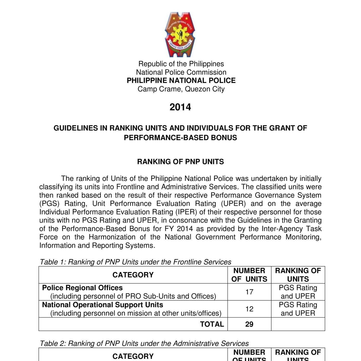 PNP PBB Scheme for uploading.docx | DocDroid