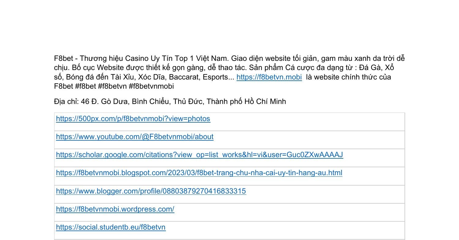 f8bet.docx | DocDroid