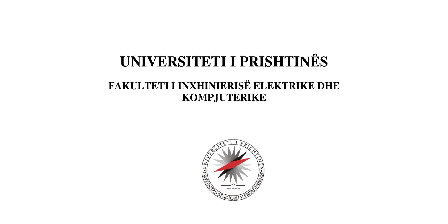 Punim Seminarik Universiteti Prishtine