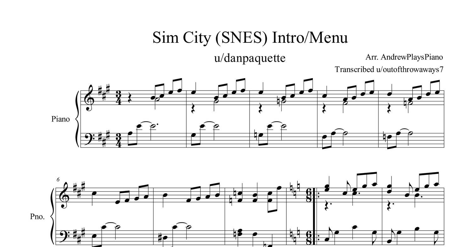 Sim City SNES Theme.pdf | DocDroid