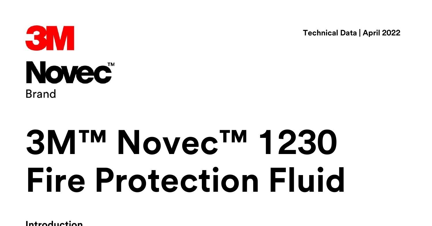 3M-Novec-1230-Fire-Protection-Fluid-Technical-Data-Sheet.pdf | DocDroid