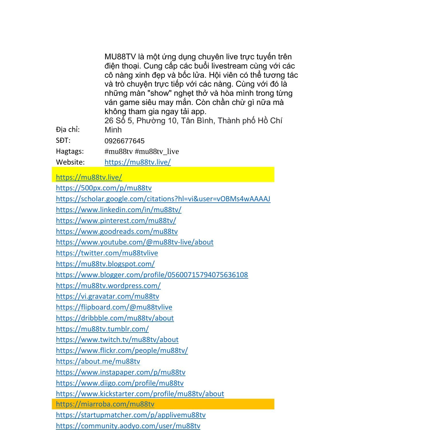 mu88tv.docx | DocDroid