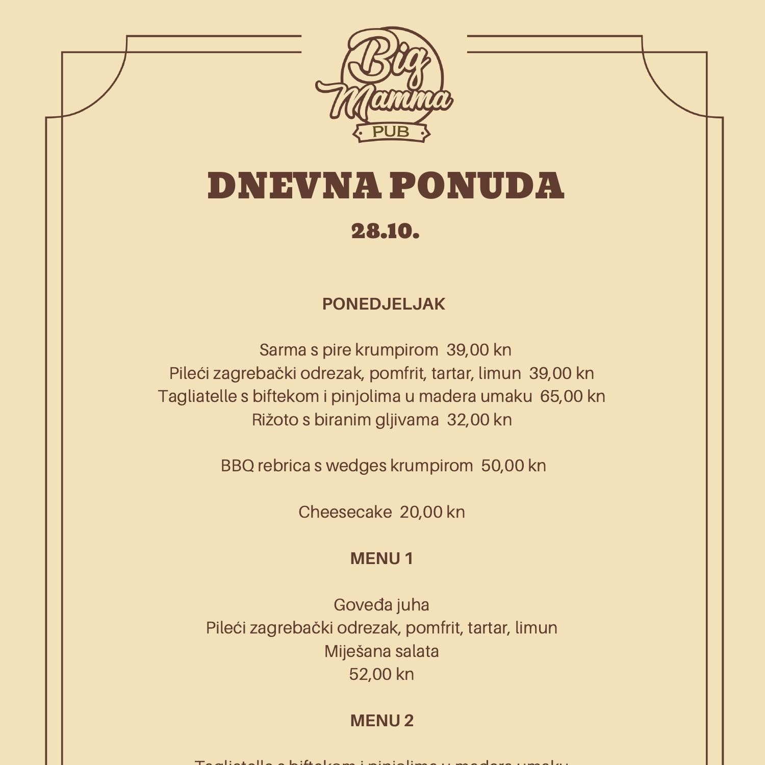 DNEVNA PONUDA big mamma pub zagreb.pdf | DocDroid
