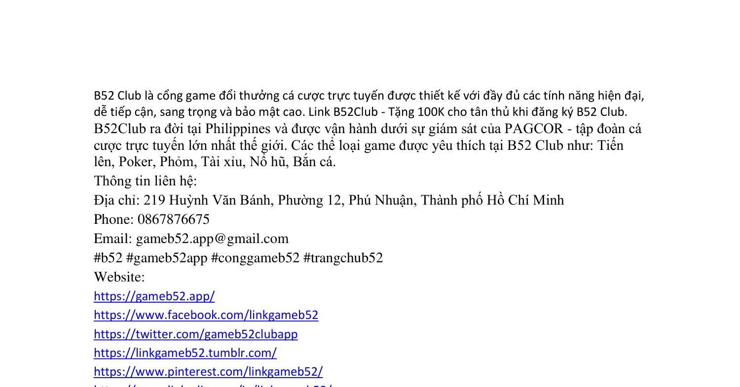 B52 CLUB.docx | DocDroid
