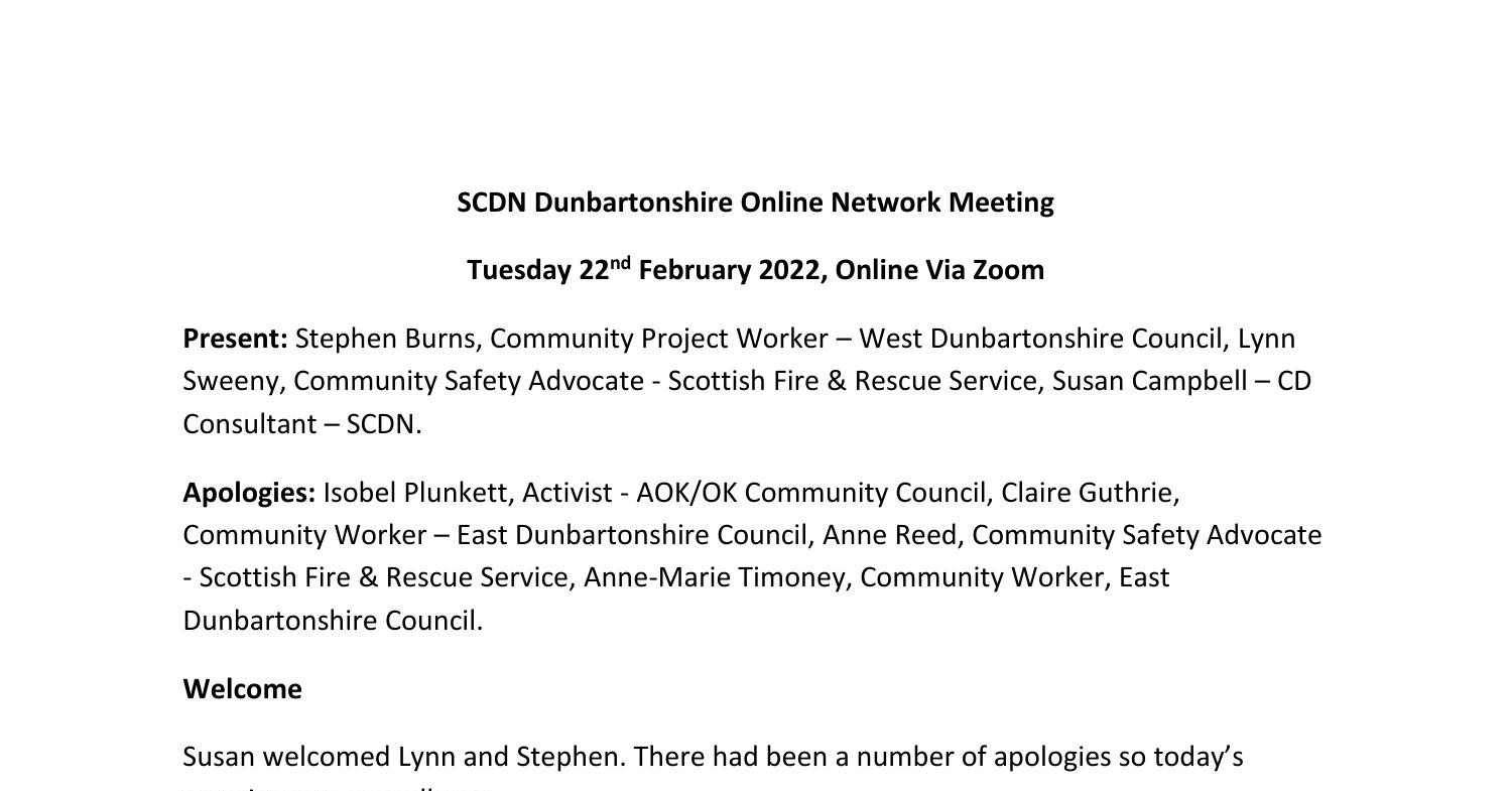 22.2.22 - SCDN Dunbartonshire Online Network Meeting.docx | DocDroid
