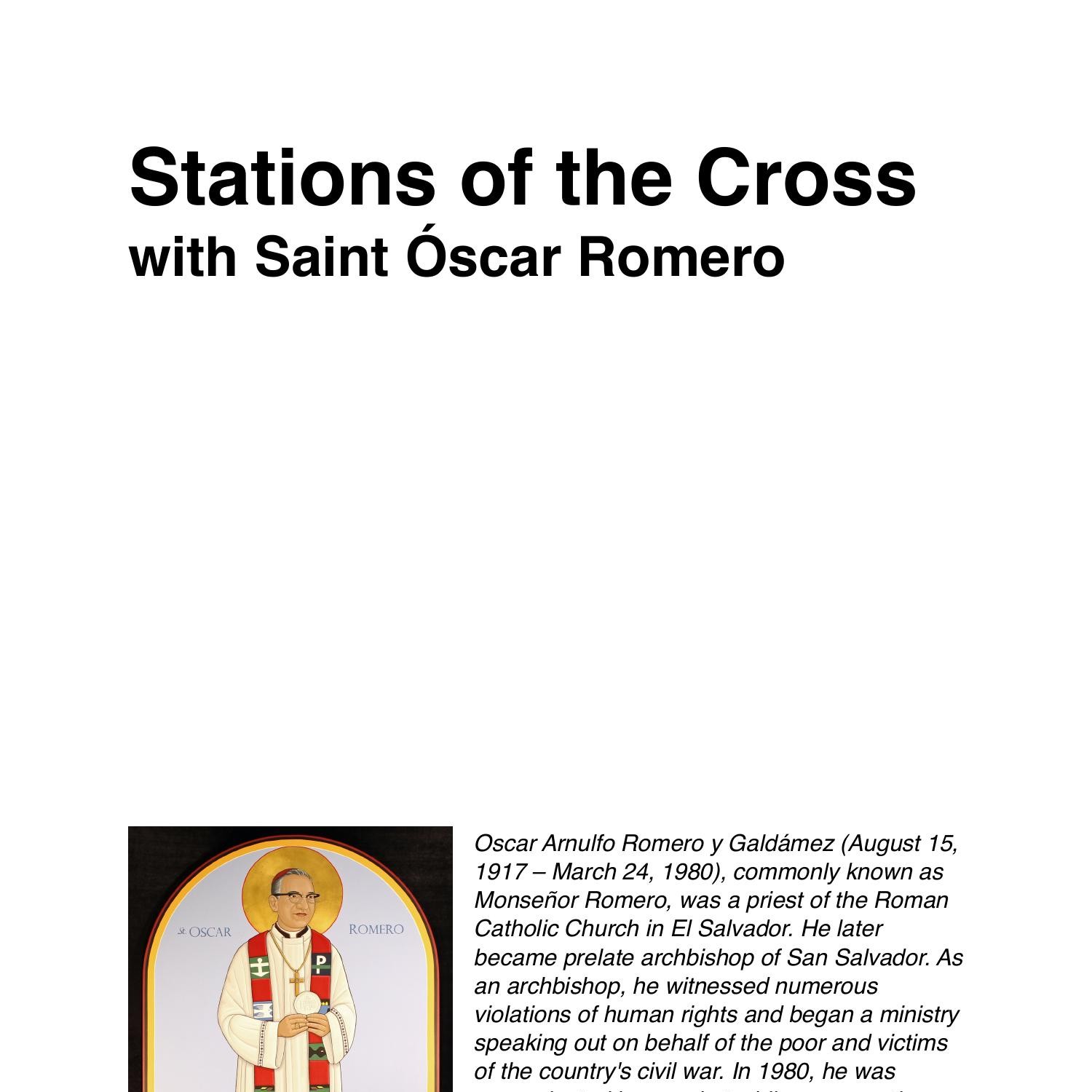 Stations of the Cross with Saint Oscar Romero.pdf | DocDroid