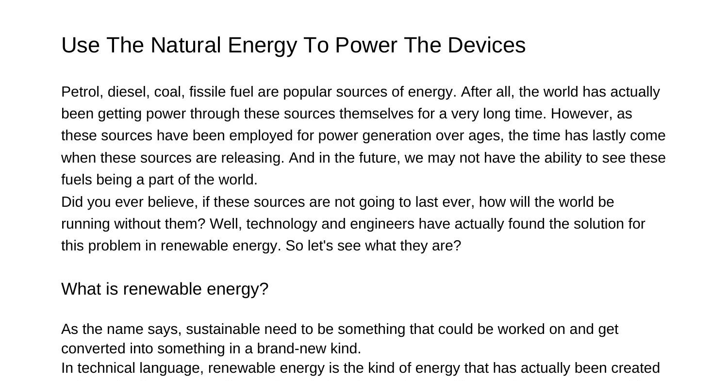 Usage The NonConventional Sources To Enlight The Worldcmkjw.pdf.pdf ...