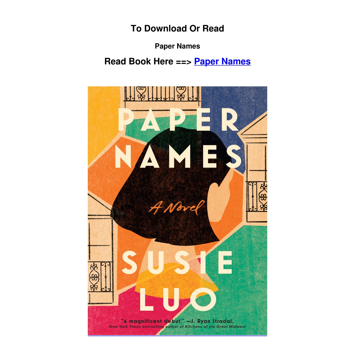 ePub download Paper Names By Susie Luo.pdf | DocDroid