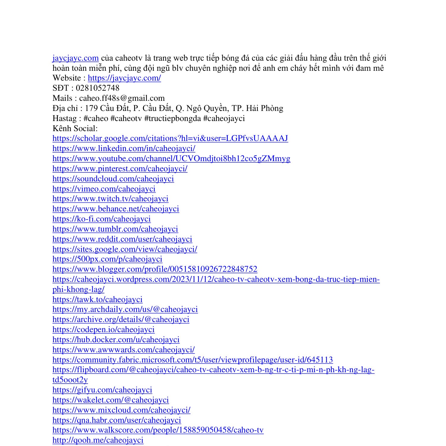 Caheo TV – CaheoTV xem bóng đá trực tiếp miễn phí, không lag.pdf | DocDroid