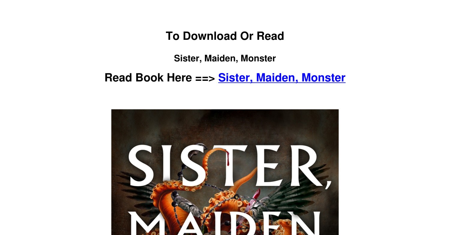 download EPub Sister Maiden Monster by Lucy A Snyder.pdf | DocDroid