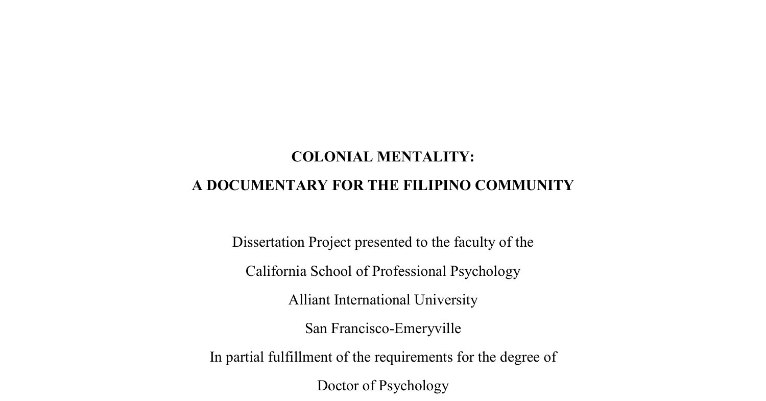 Colonial Mentality - A Documentary for the Filipino Community.pdf | DocDroid