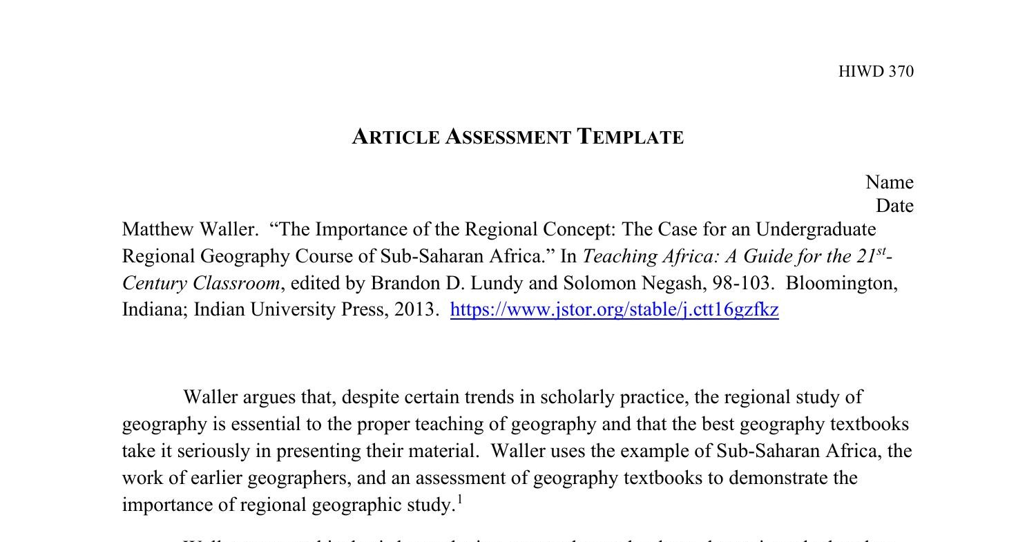Article Assessment Template.docx | DocDroid