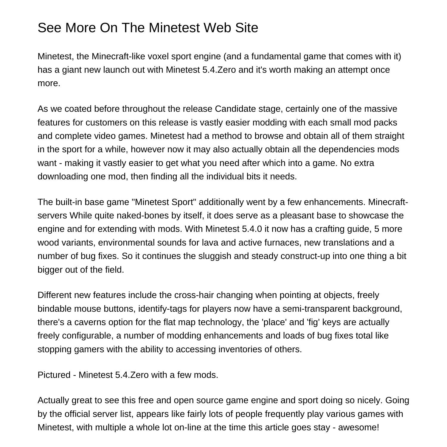 See More On The Minetest Webpagetwyxf.pdf.pdf | DocDroid