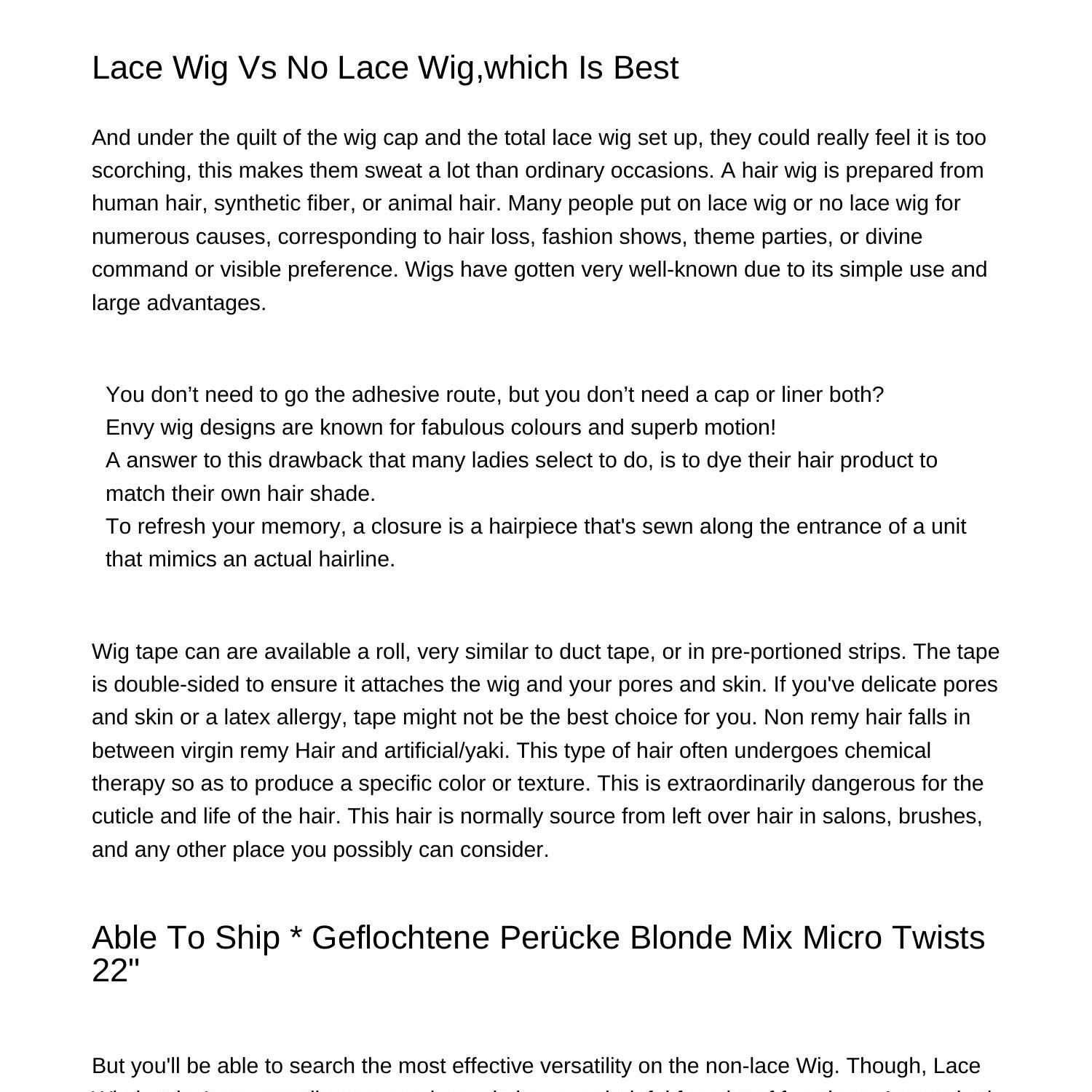 Lace Wig Vs No Lace Wigwhich Is Betterjmblr.pdf.pdf | DocDroid