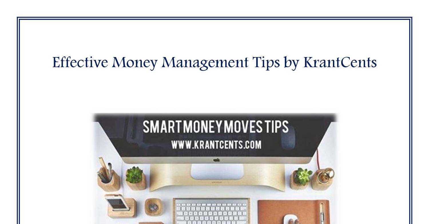 Effective Money Management Tips by KrantCents.pdf | DocDroid