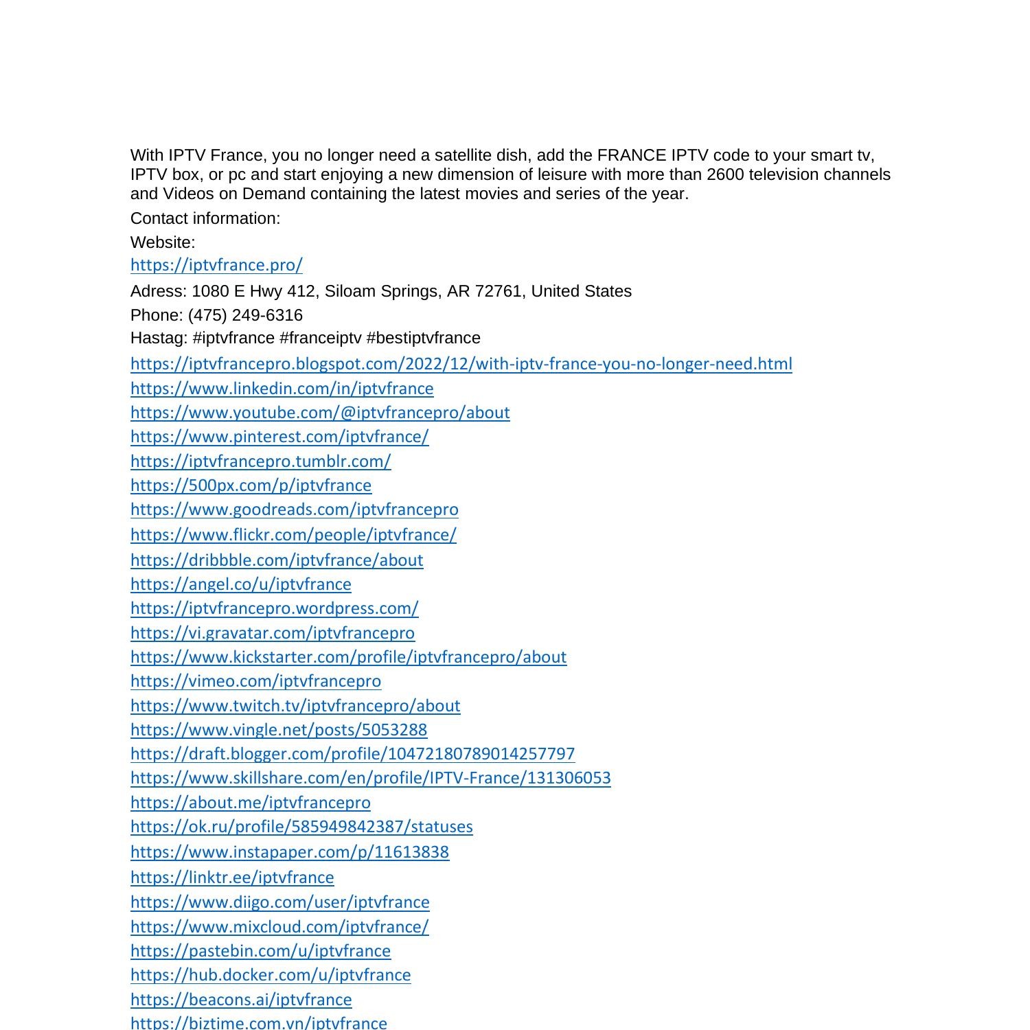 IPTV France.docx | DocDroid