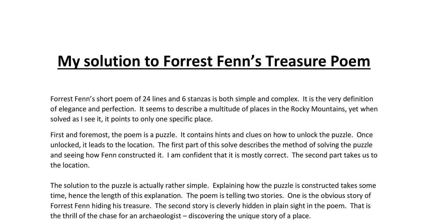 Forrest Fenn.docx | DocDroid
