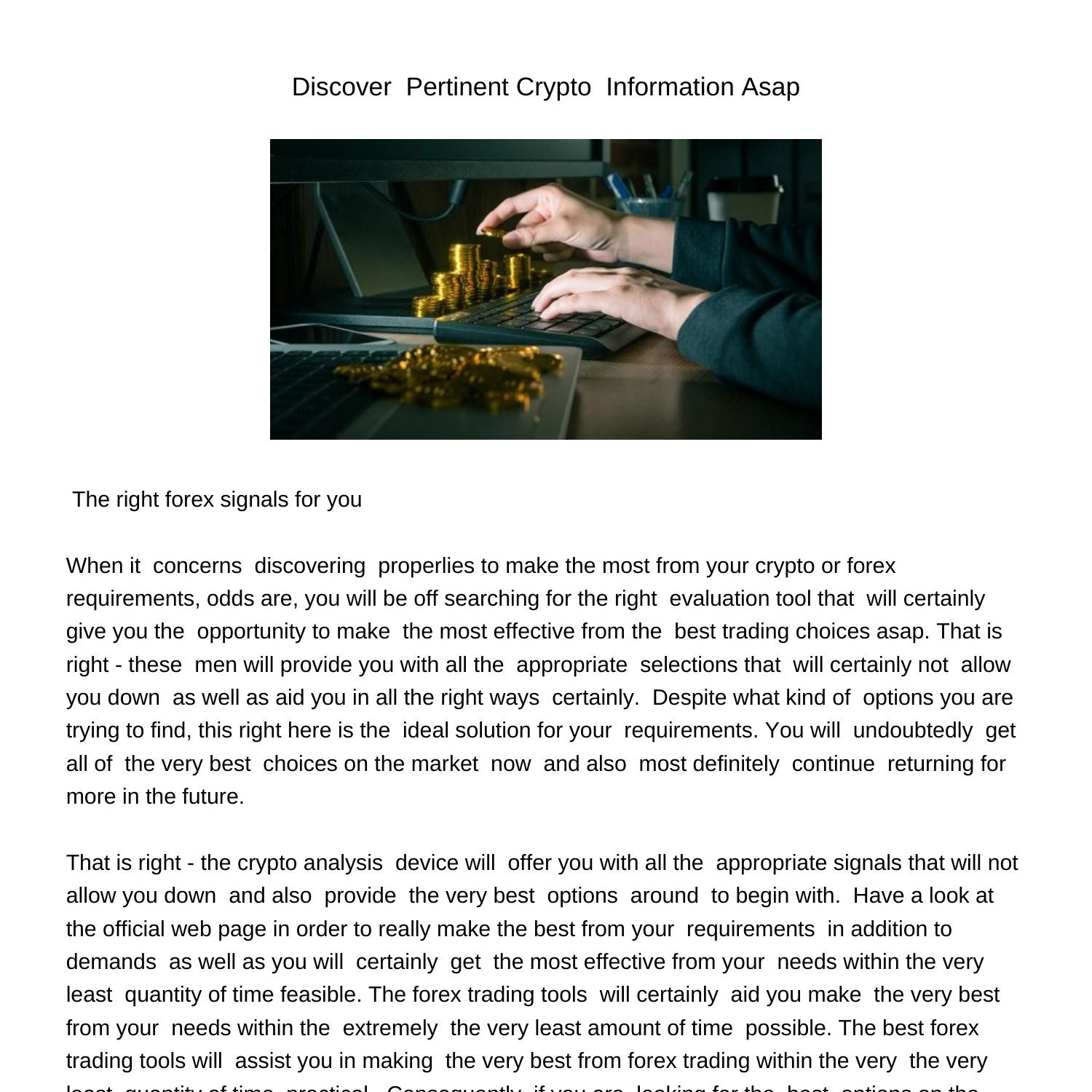 DiscoverPertinentCryptoInformationAsap564.pdf | DocDroid