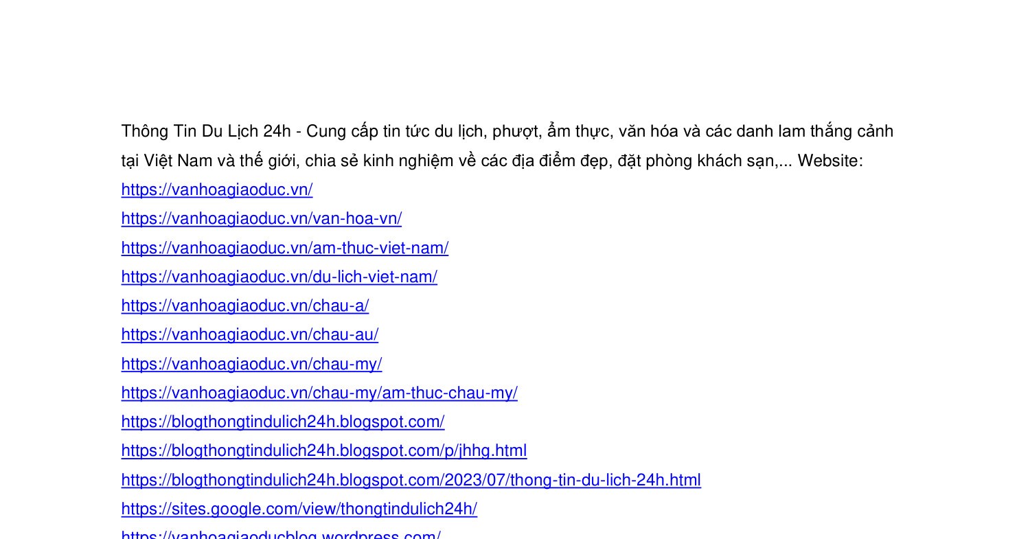 Thông Tin Du Lịch 24h.docx | DocDroid
