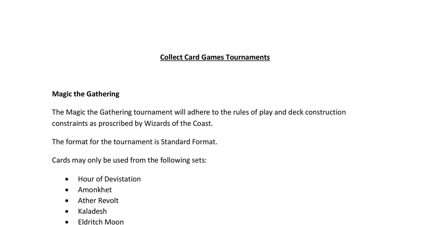 TCG Tournaments and Schedule.pdf | DocDroid