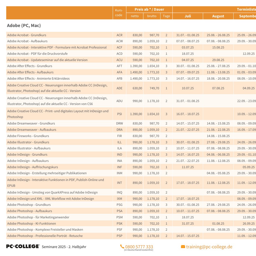 PC-COLLEGE-Terminliste-Praesenzschulungen-2025-2.Halbjahr.pdf | DocDroid