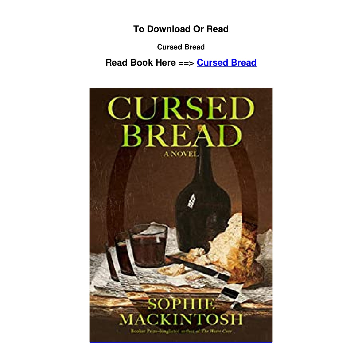 epub Download Cursed Bread by Sophie Mackintosh.pdf | DocDroid