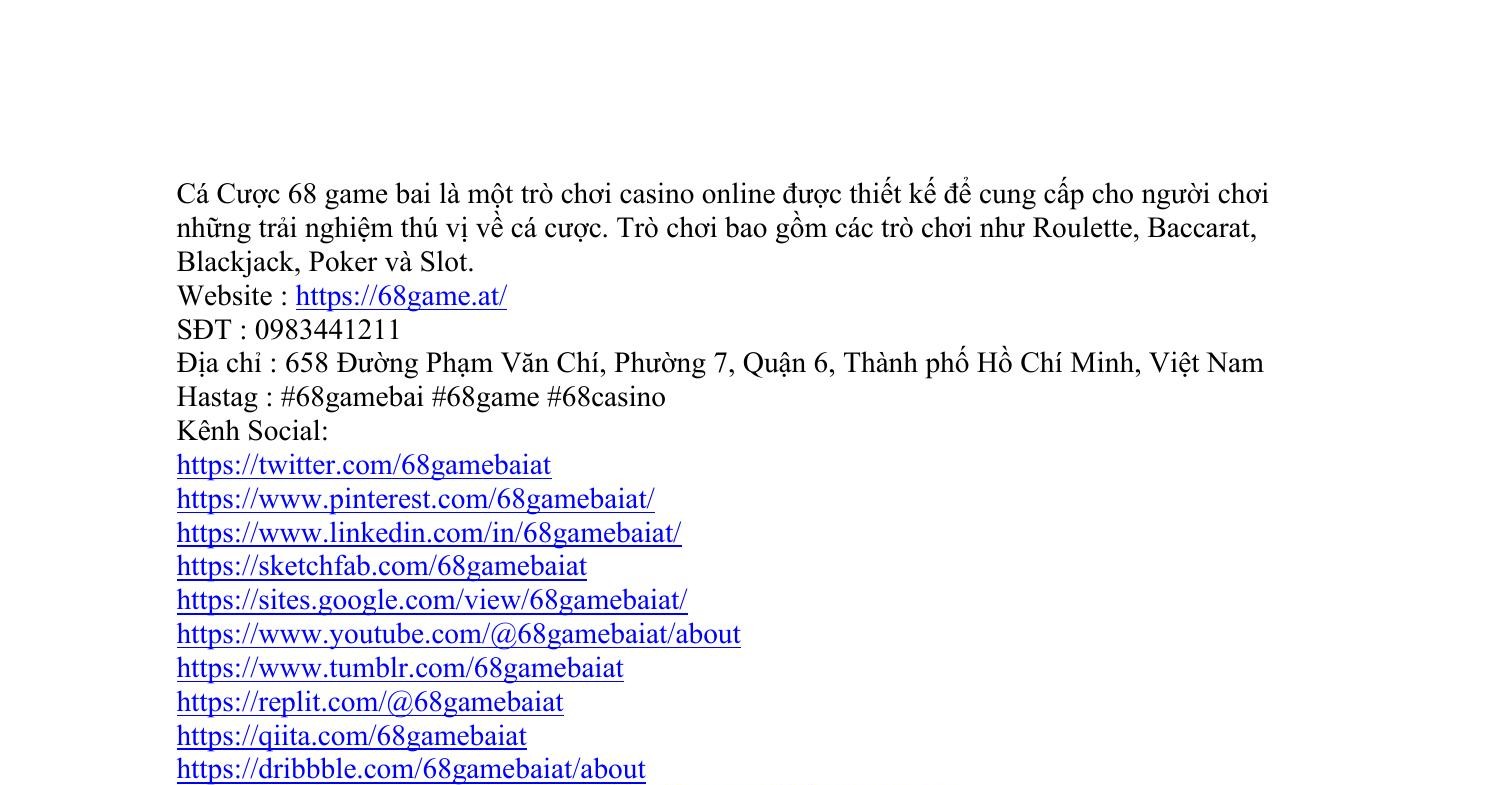68 game bai.docx | DocDroid
