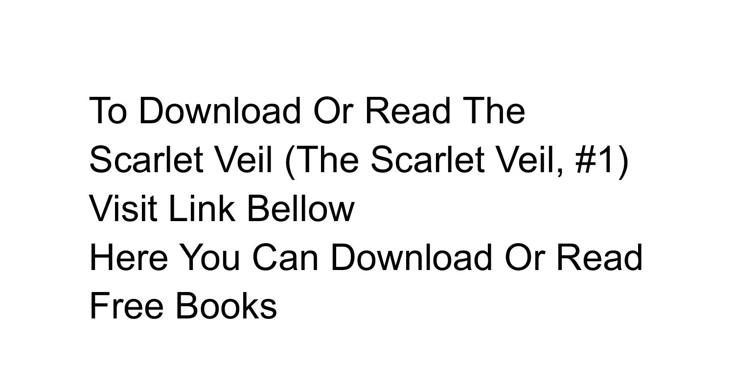 (PDF) The Scarlet Veil (The Scarlet Veil, #1) BY _ Shelby Mahurin (1).pdf | DocDroid