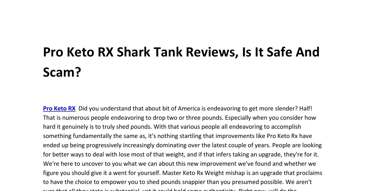 Pro Keto RX Shark Tank Reviews-converted_2.pdf | DocDroid