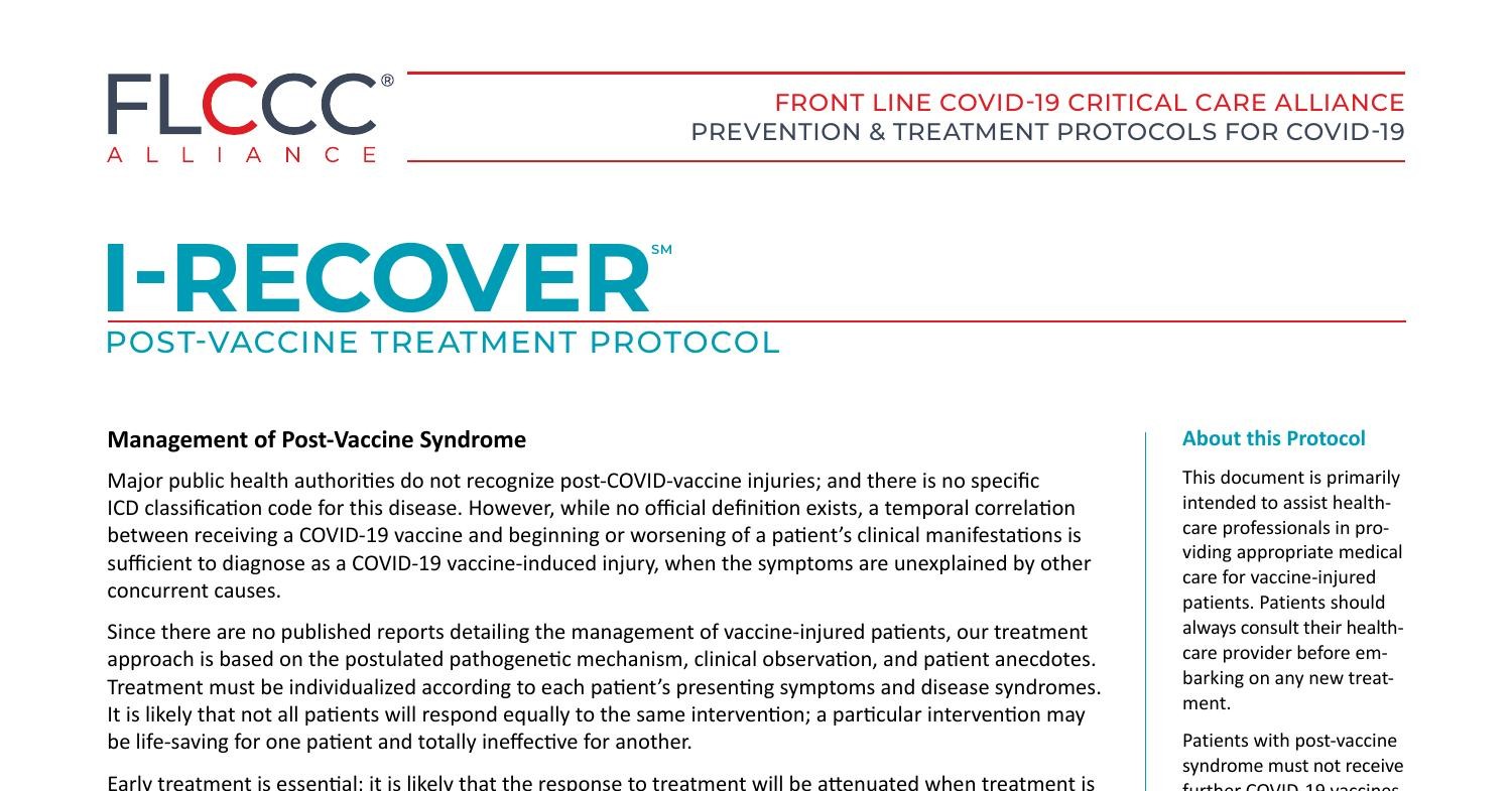 FLCCC_Alliance-I-RECOVER-Protocol-Post-Vaccine.pdf | DocDroid