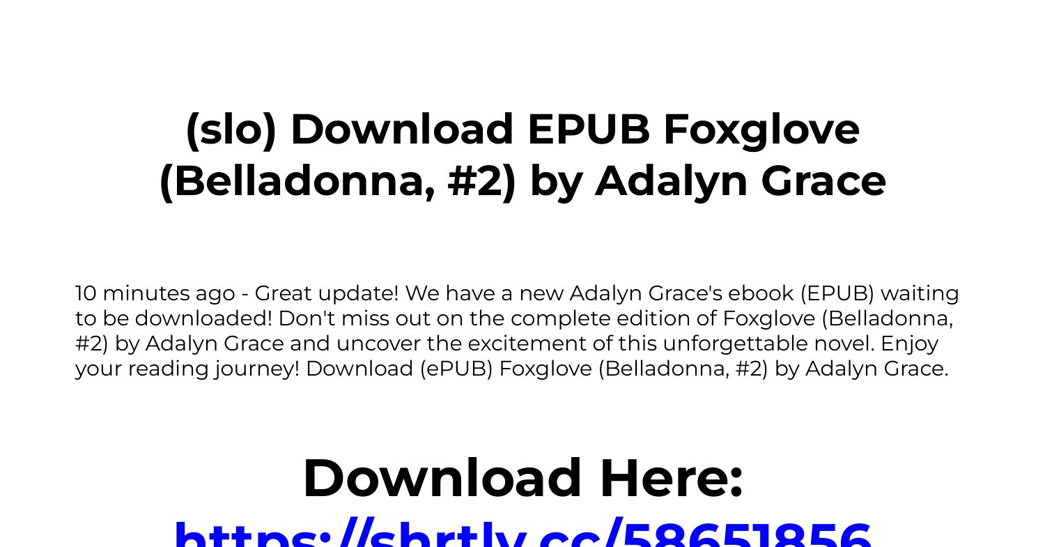 foxglove.pdf | DocDroid