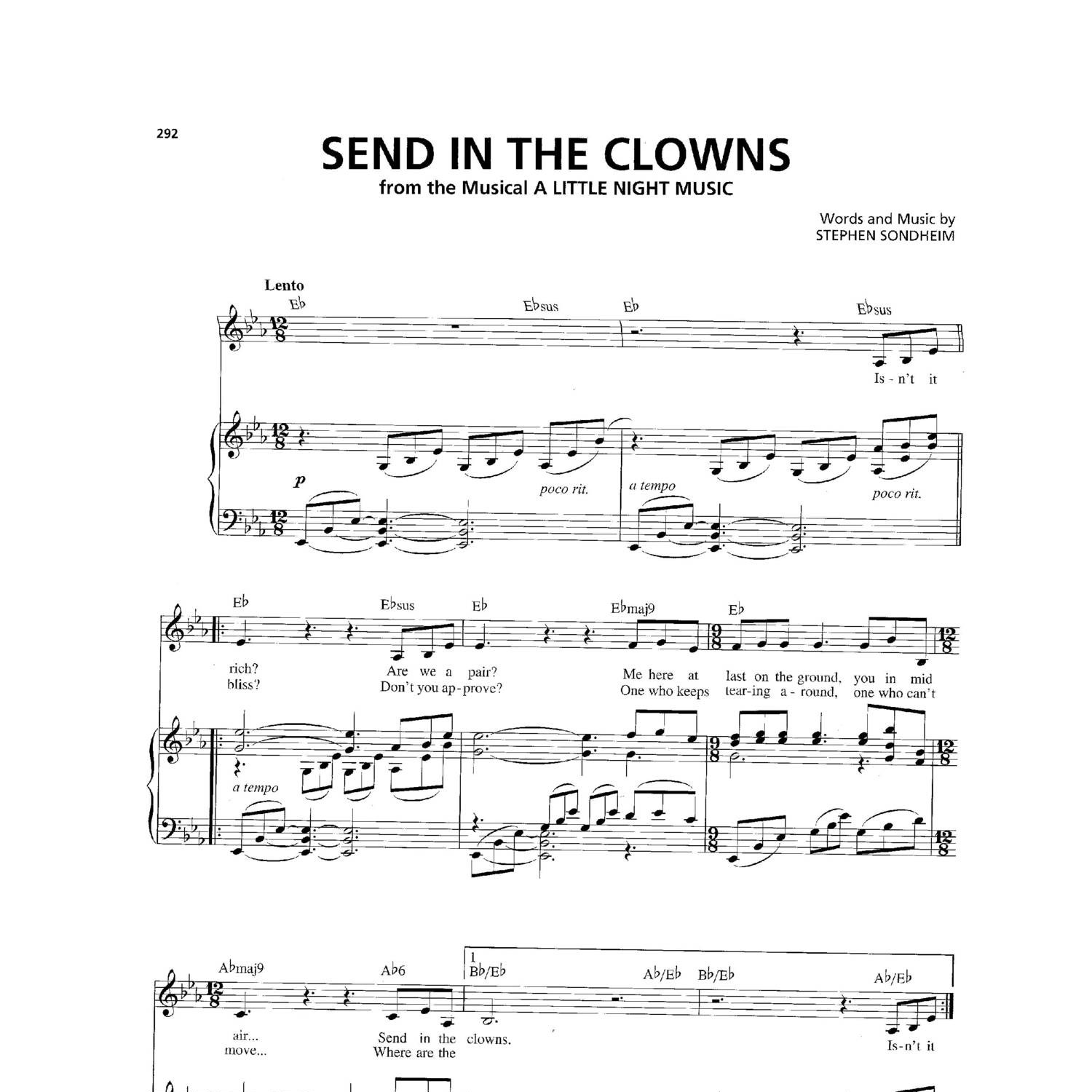 A Little Night Music - Send In The Clowns.pdf | DocDroid