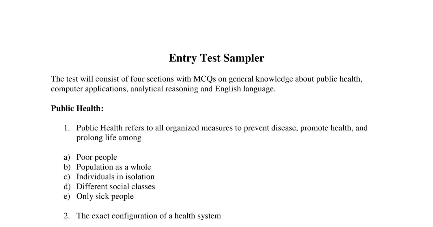Entry Test Sampler.docx | DocDroid